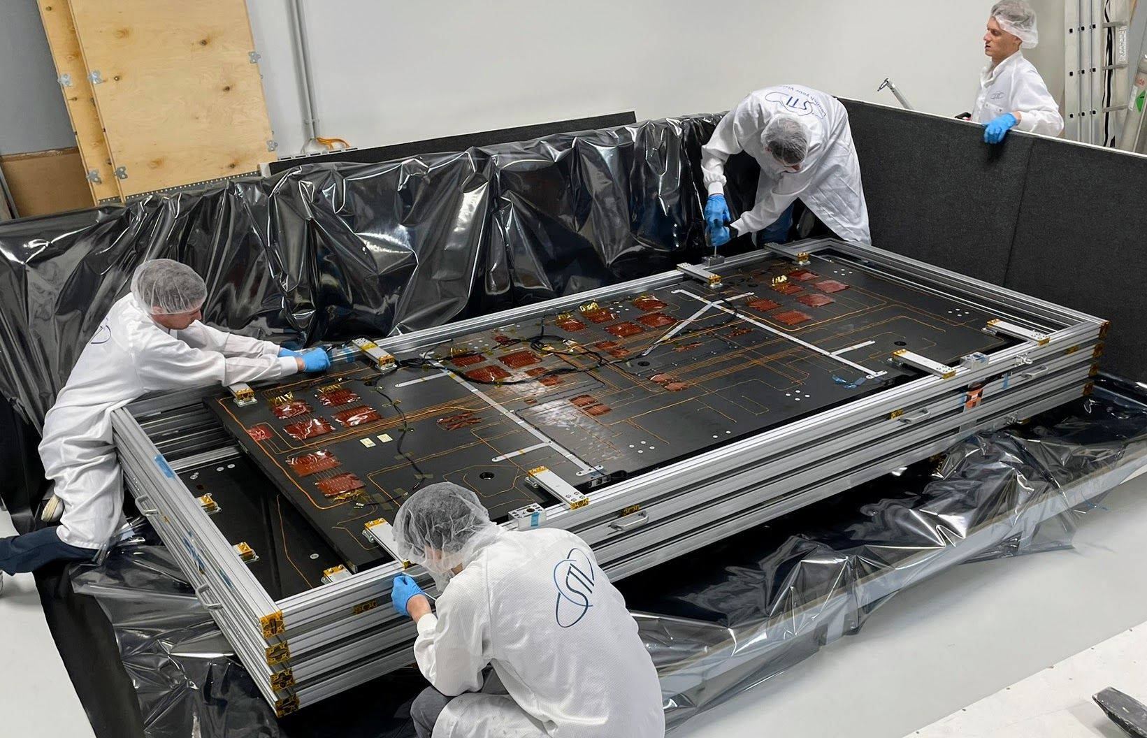 SpaceTech delivers PLATO solar array panels to Thales Alenia Space